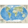National Geographic The Dynamic Earth, Plate Tectonics Map, Laminated ...