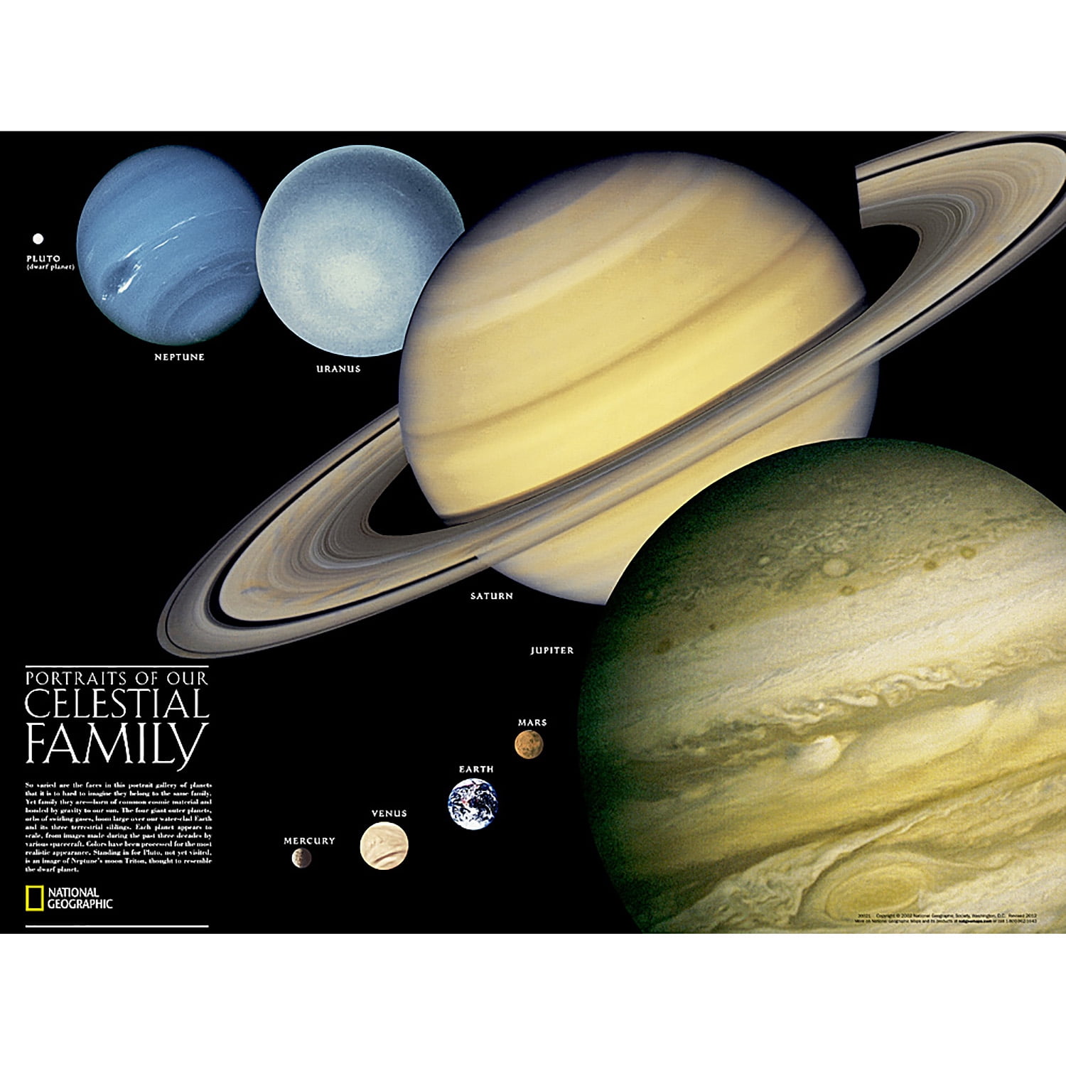 Solar System Labeled Practice Map Walmartcom