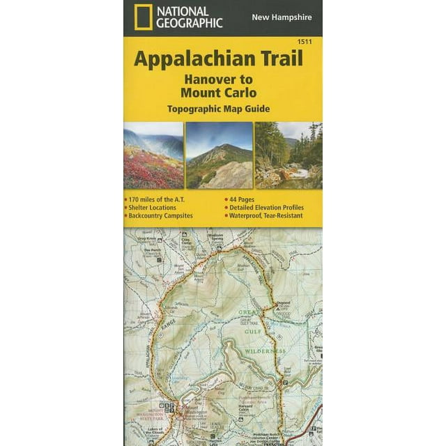 National Geographic Topographic Map Guide: Appalachian Trail: Hanover ...