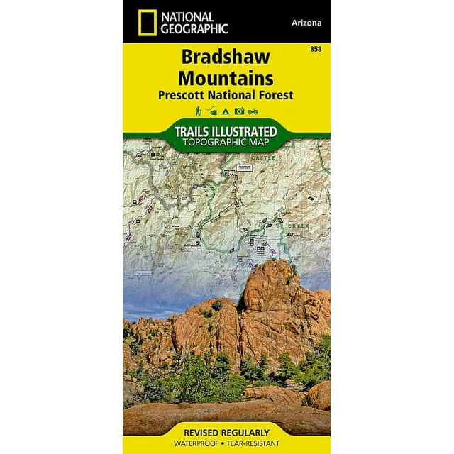 National Geographic Trails Illustrated M Bradshaw Mountains Map ...