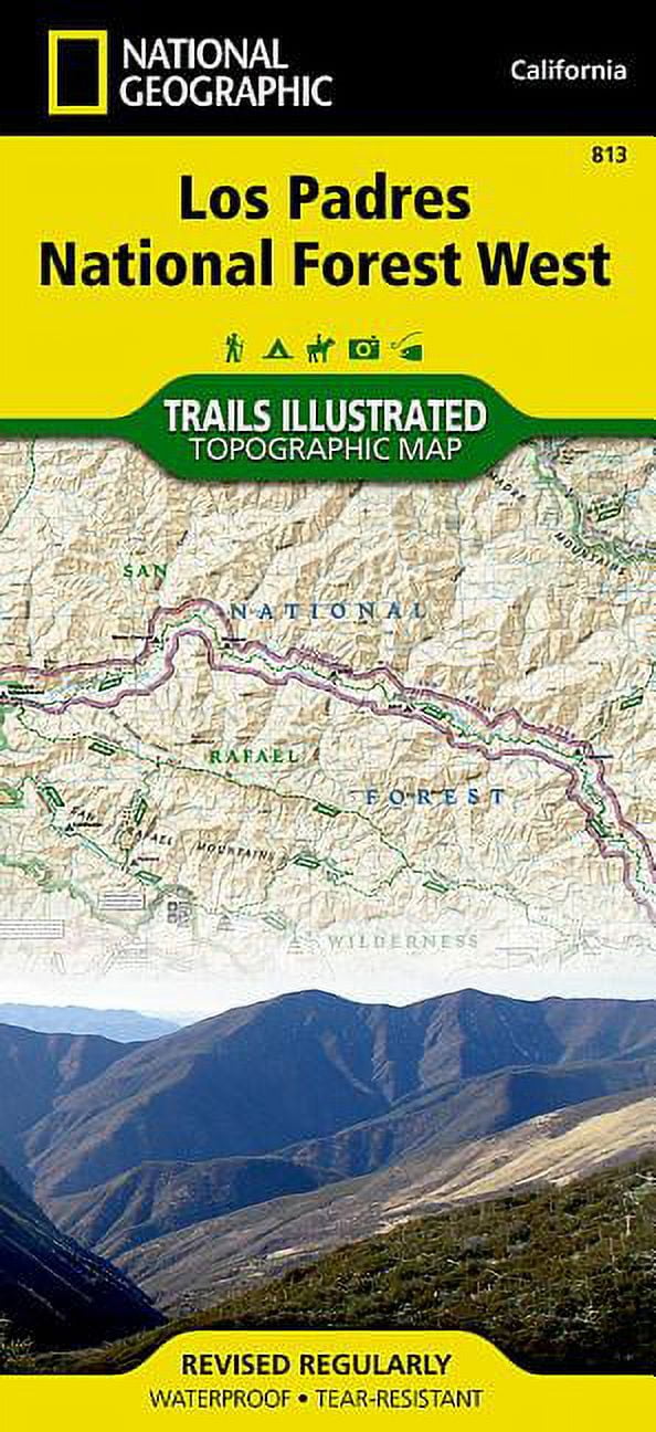 National Geographic Trails Illustrated M Los Padres National Forest ...