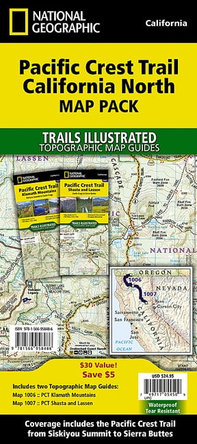 National Geographic Trails Illustrated M Pacific Crest Trail ...