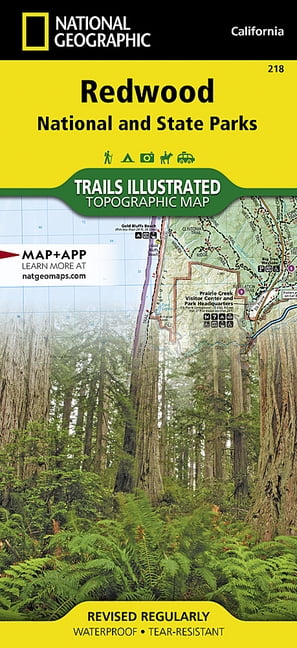 National Geographic Trails Illustrated M Redwood National and State ...