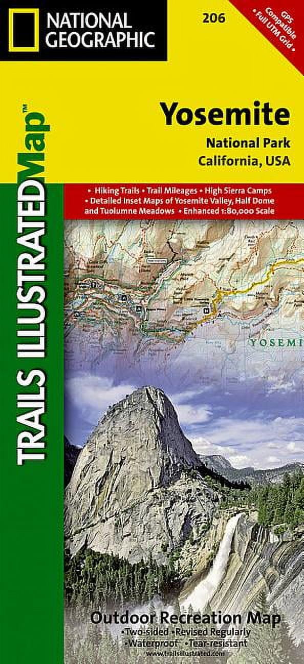 Yosemite Hiking Map
