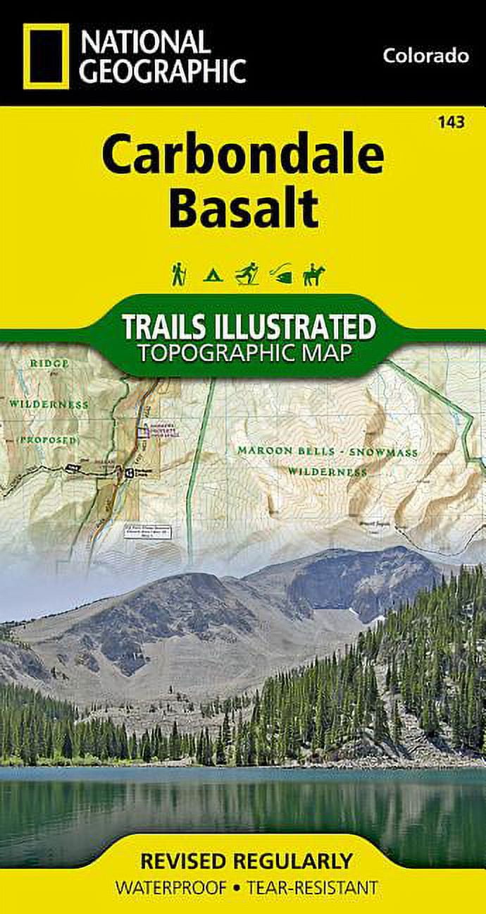 National Geographic Trails Illustrated Map: Carbondale, Basalt Map ...