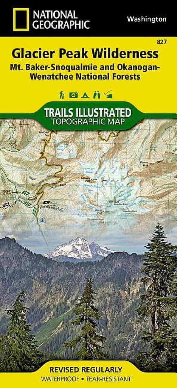 National Geographic Trails Illustrated Map Glacier Peak Wilderness: Mt ...