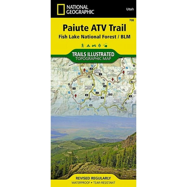 National Geographic Trails Illustrated M Paiute Atv Trail Map [Fish ...