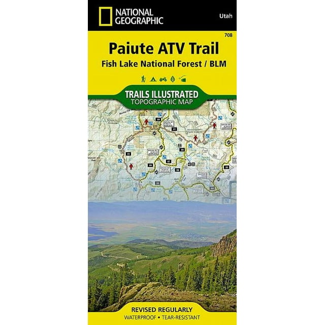National Geographic Trails Illustrated M Paiute Atv Trail Map [Fish ...