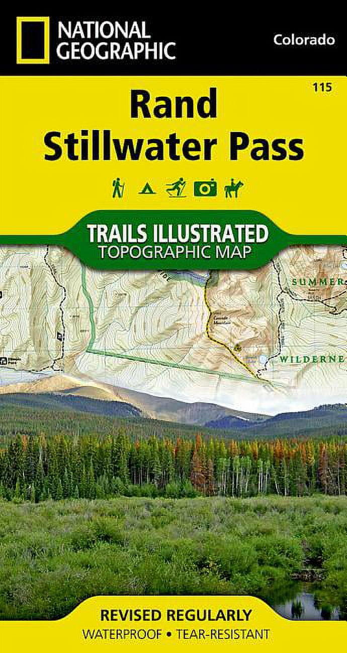 National Geographic Trails Illustrated Map: Rand, Stillwater Pass Map ...