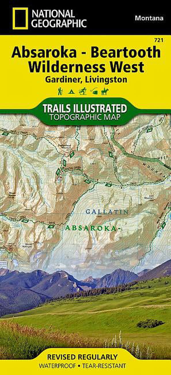 National Geographic: Trails Illustrated Topographic Maps: Absaroka ...