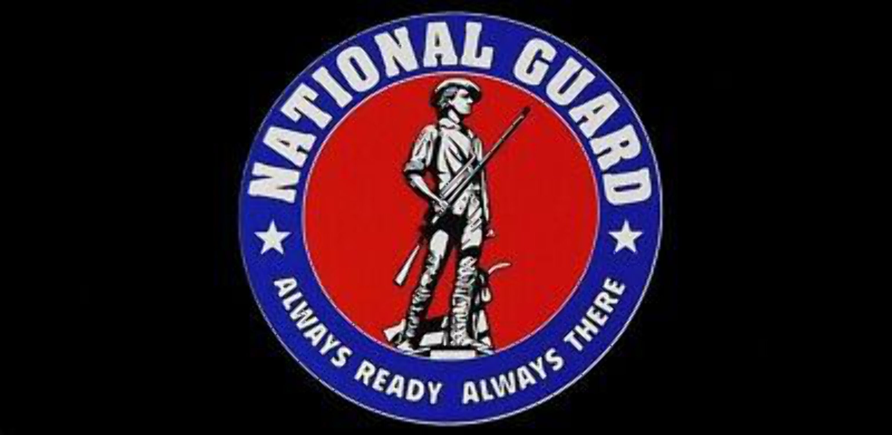 National Guard Always Ready Always There Black Vinyl Decal Bumper ...