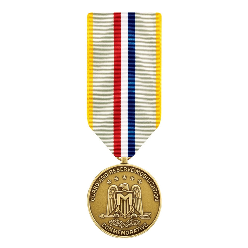 National Guard And Reserve Mobilization Commemorative Medal Miniature ...