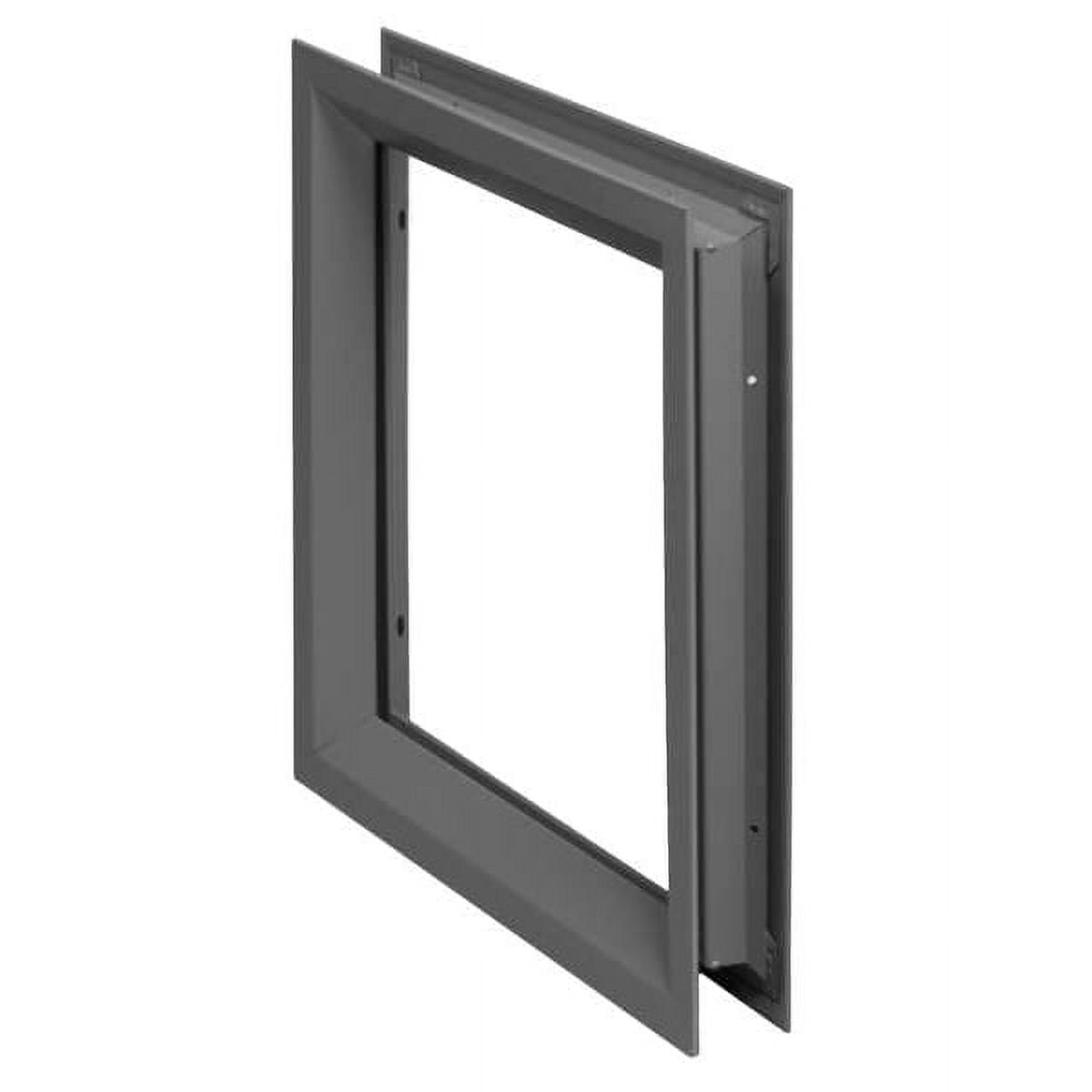 National Guard Door Window Frame Kit,25 inx4 in,Gray L-FRA100-6x27 ...