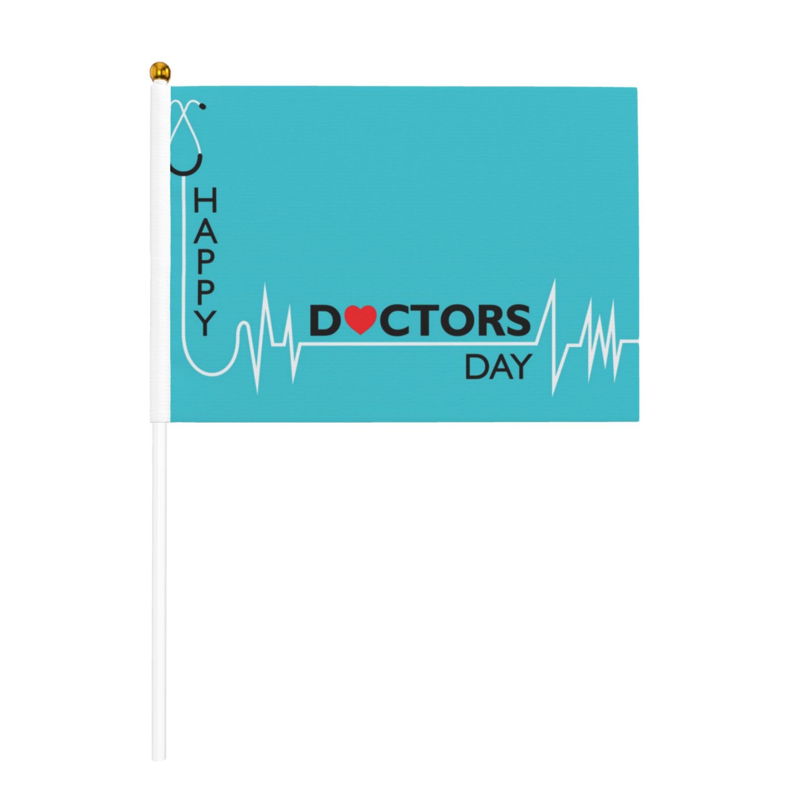 National Happy Doctor'S Day Flag Small Mini Hand Held Flags Small ...