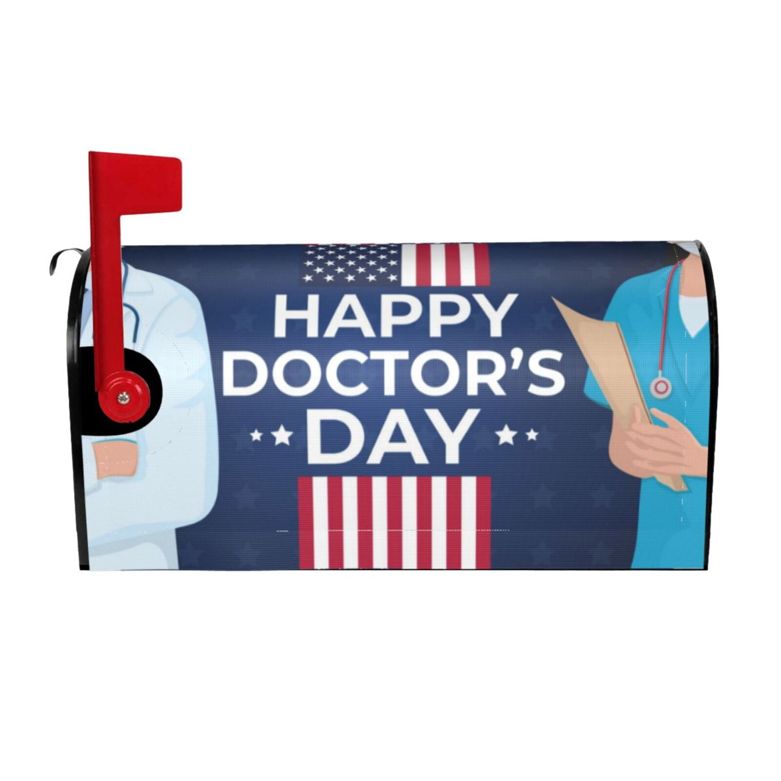 National Happy Doctor'S Day Magnetic Mailbox Cover Post Box For Outside ...