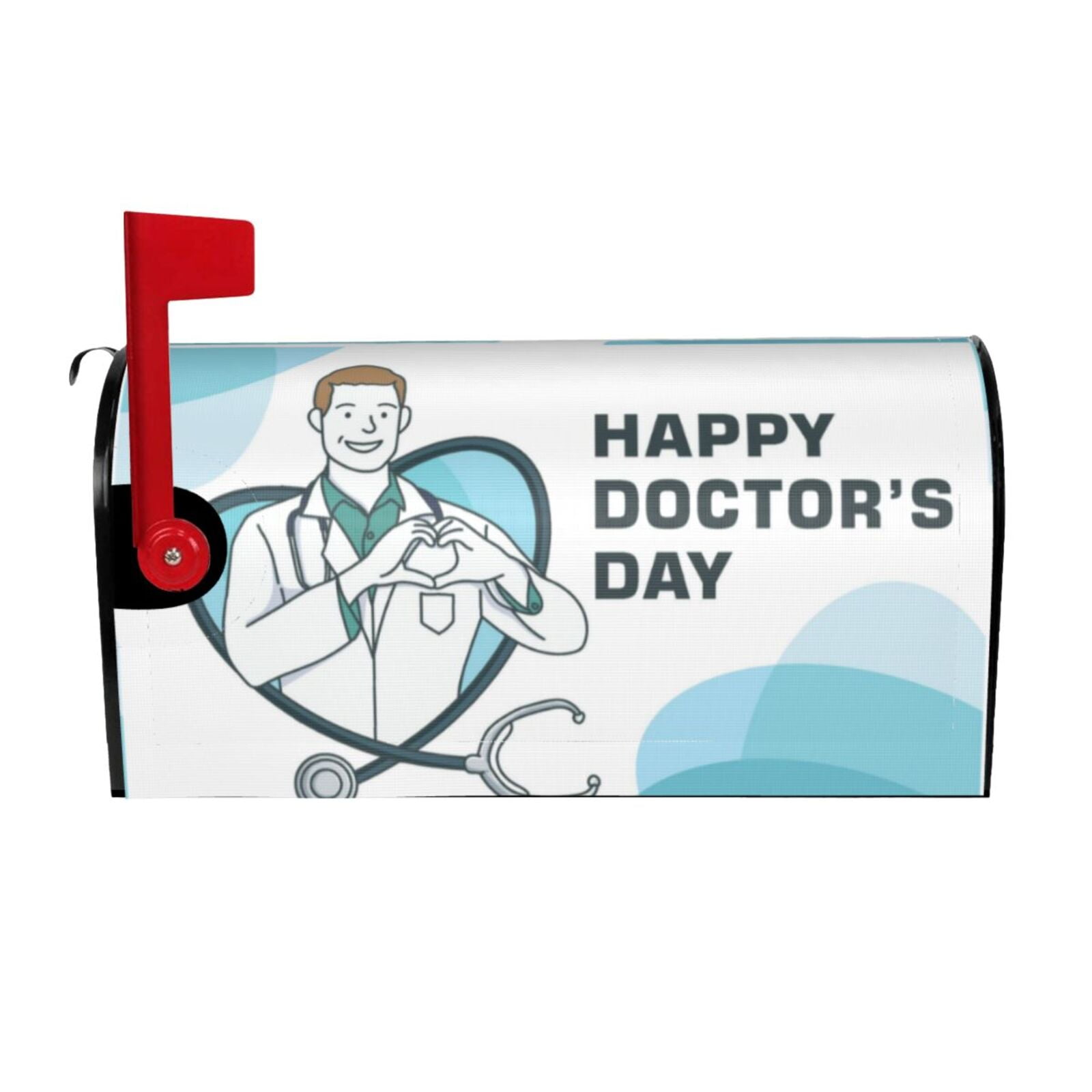 National Happy Doctor'S Day Magnetic Mailbox Cover Post Box For Outside ...