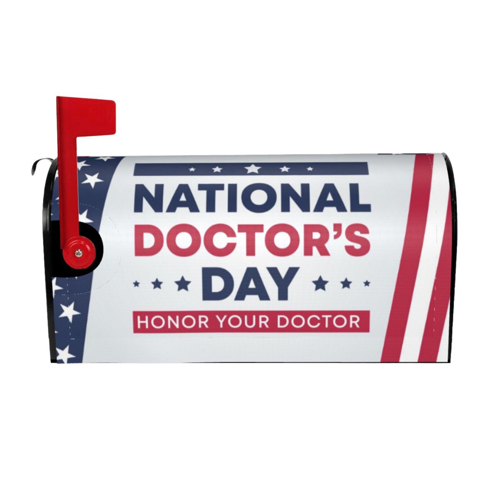 National Happy Doctor'S Day Magnetic Mailbox Cover Post Box For Outside ...
