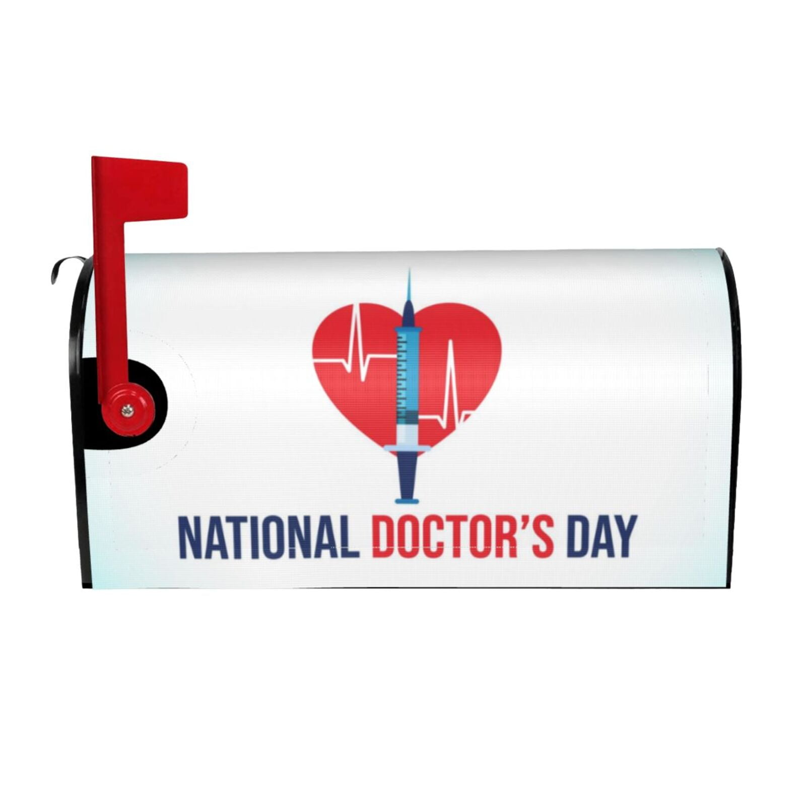 National Happy Doctor'S Day Magnetic Mailbox Cover Post Box For Outside ...