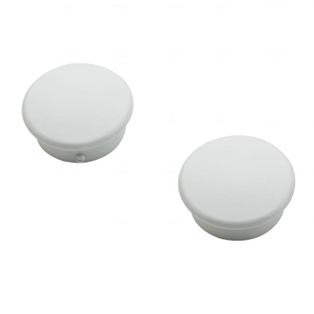 National Hardware 1.31 in. D Metal Closet Rod End Caps - Walmart.com