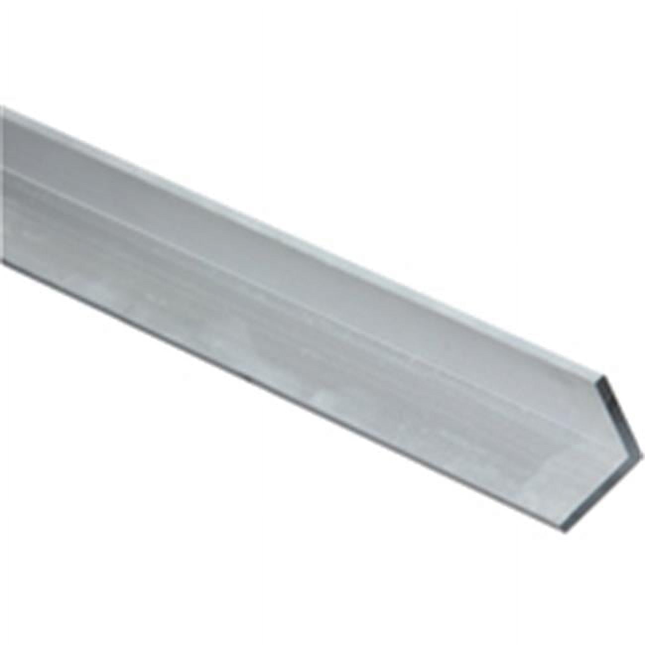 National Hardware 1" x 48" x 1/8" 4204BC Solid Aluminum Angle, Mill ...