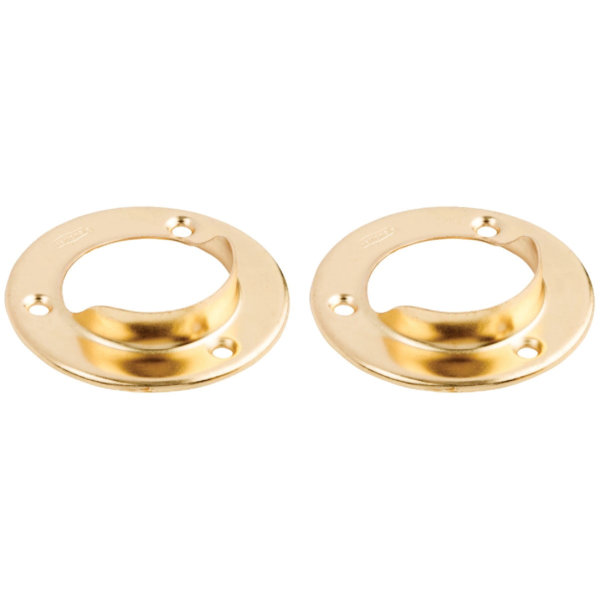 National Hardware 1-3/8 In. Satin Brass Steel Closet Rod Socket (2-Pack ...