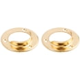 National Hardware 1-3/8 In. Satin Brass Steel Closet Rod Socket (2-Pack ...