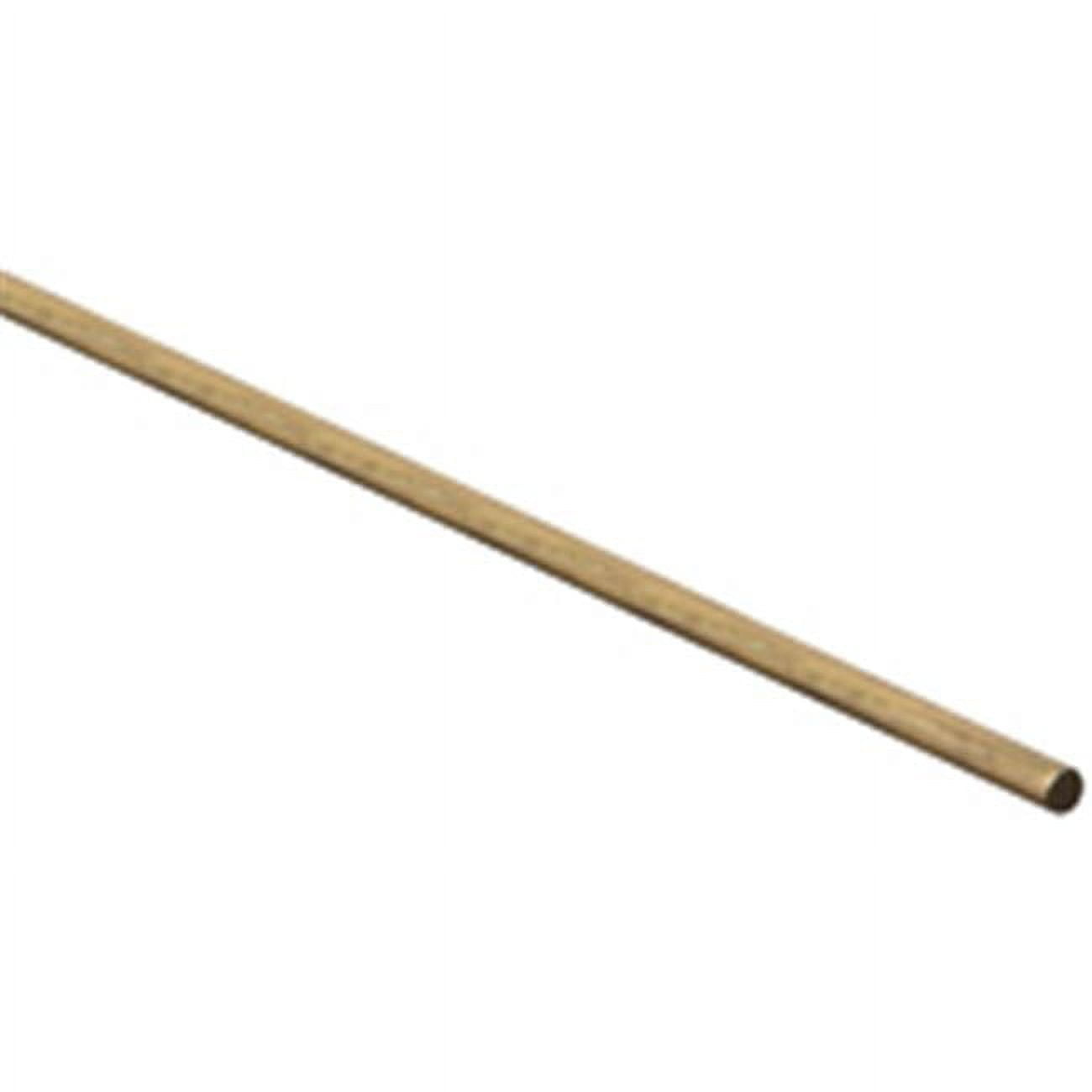 National Hardware 215236 3/16 in. x 36 in. Smooth Rod, Solid Brass ...
