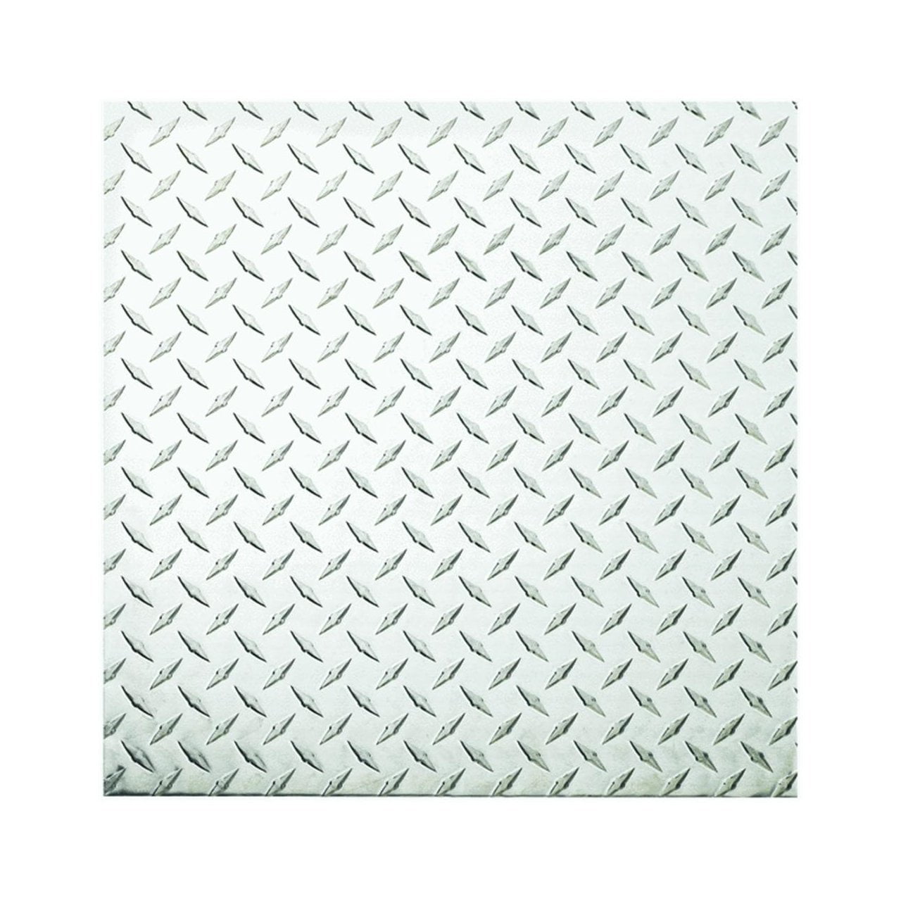 National Hardware 24" x 24" Polished Aluminum Diamond Plate Sheet Metal ...