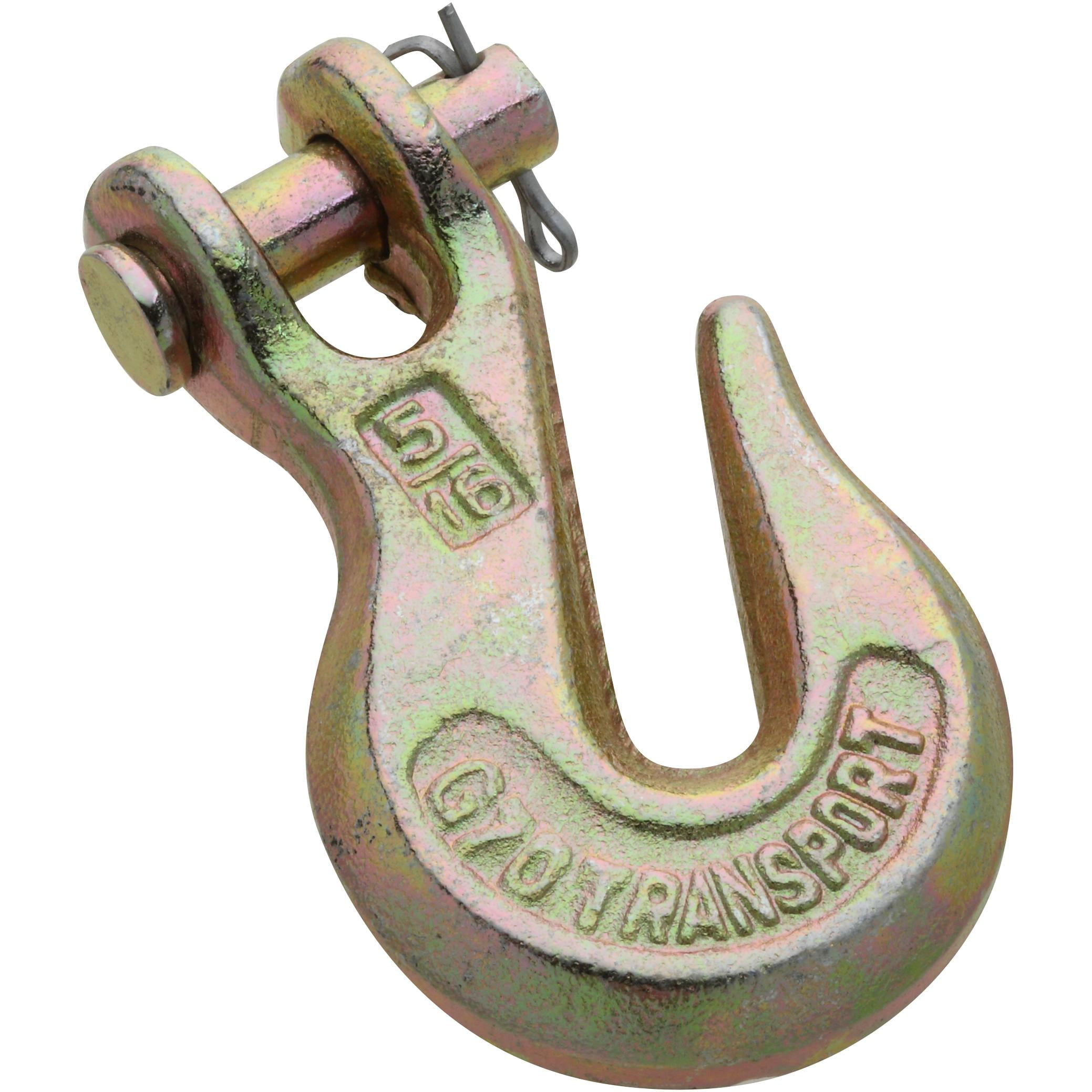 National Hardware - 3253BC 5/16" Clevis Grab Hook - Yellow Chromate ...