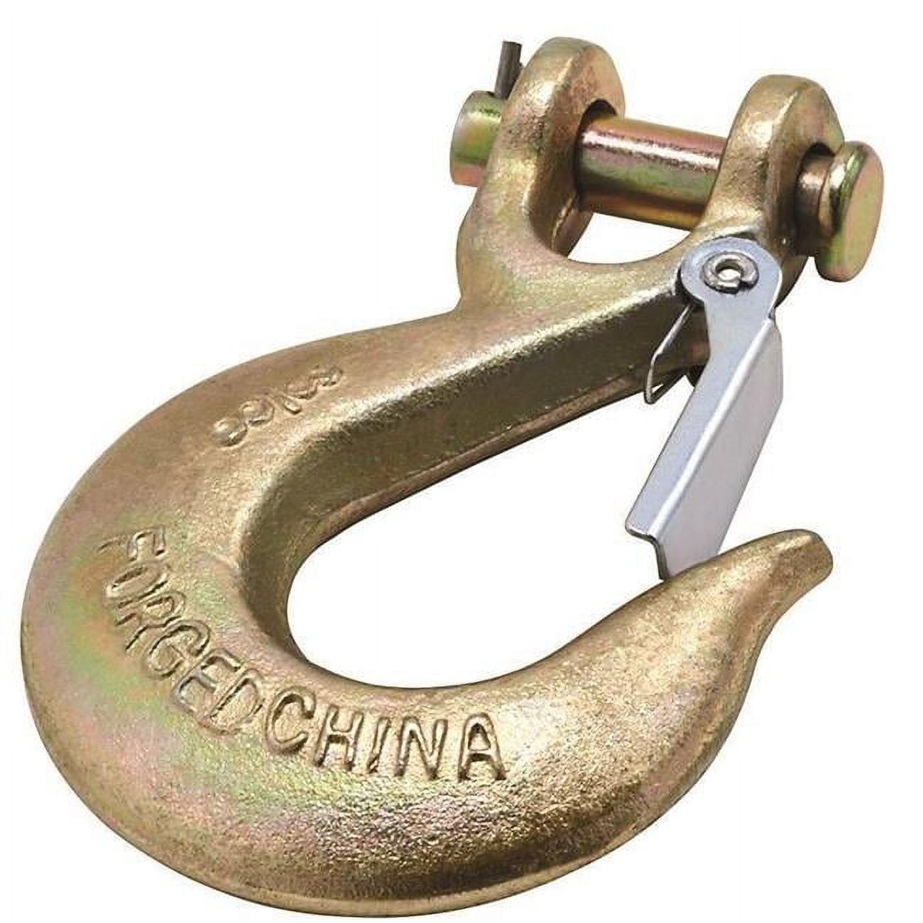 National Hardware - 3256BC 3/8" Clevis Slip Hook with Latch - Yellow ...