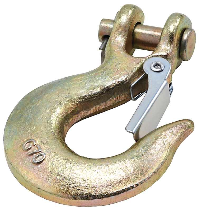 National Hardware - 3256BC 5/16" Clevis Slip Hook with Latch - Yellow ...