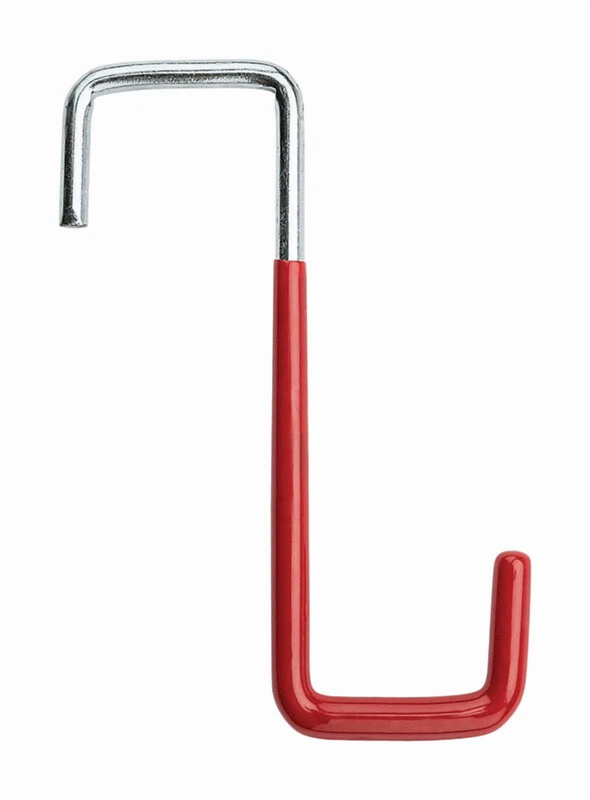 National Hardware 4 In. L Vinyl Coated Red Steel Rafter Hook 40 Lb. Cap ...