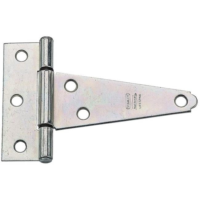 National Hardware 4 in. Plated Extra Heavy T Hinge - Walmart.com