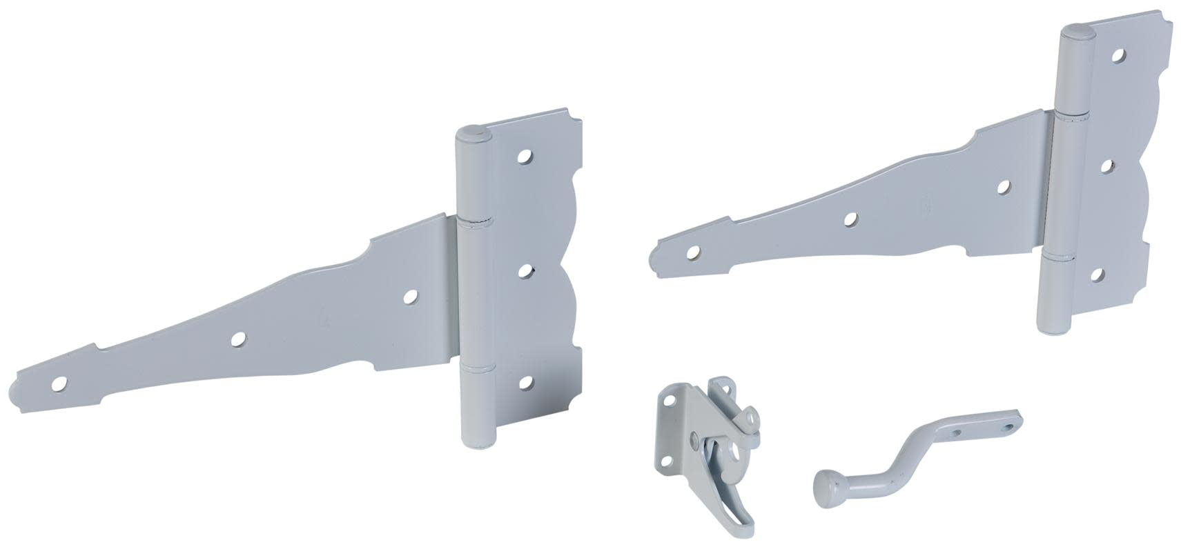National Hardware 5002264 8 in. Decorative White Steel Gate Hardware ...