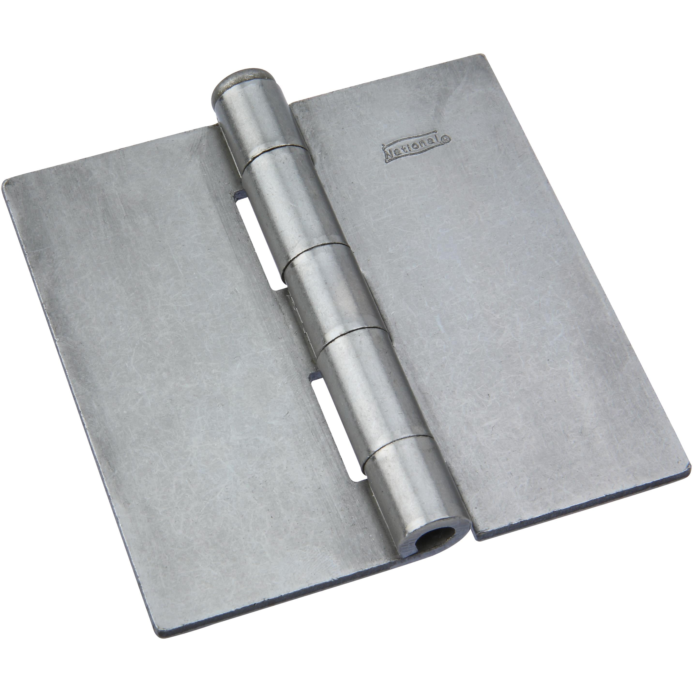 National Hardware - 560 4" SQR Weldable Surface Door Hinge 1/pk - Plain ...
