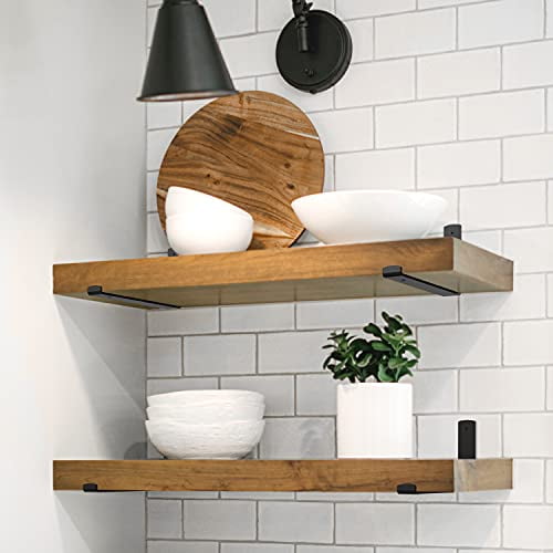 National Hardware, Black N900-002 11 inch Floating Shelves Heavy Duty ...