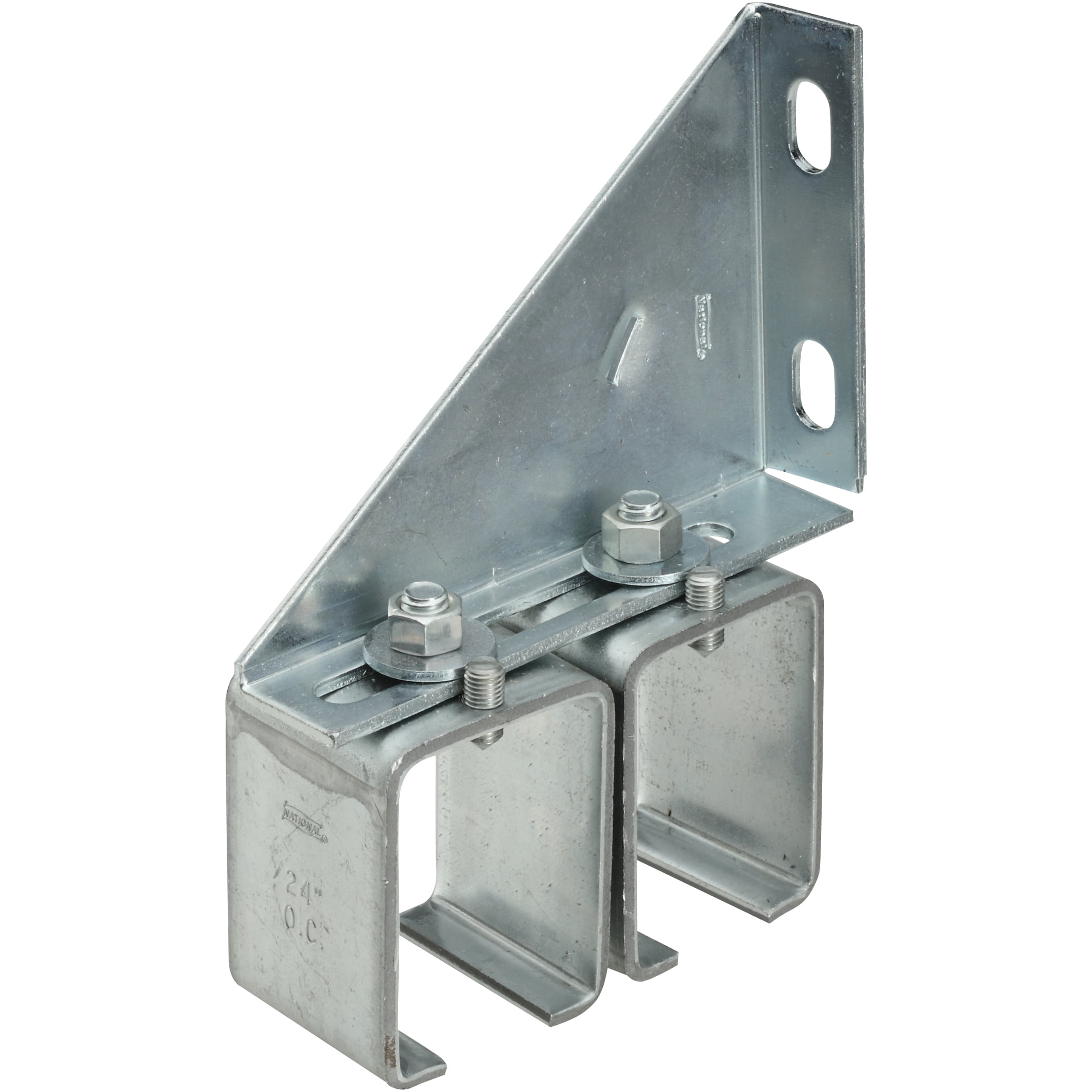 National Hardware - DP51MS2 Double Box Rail Splice Bracket - Galvanized ...