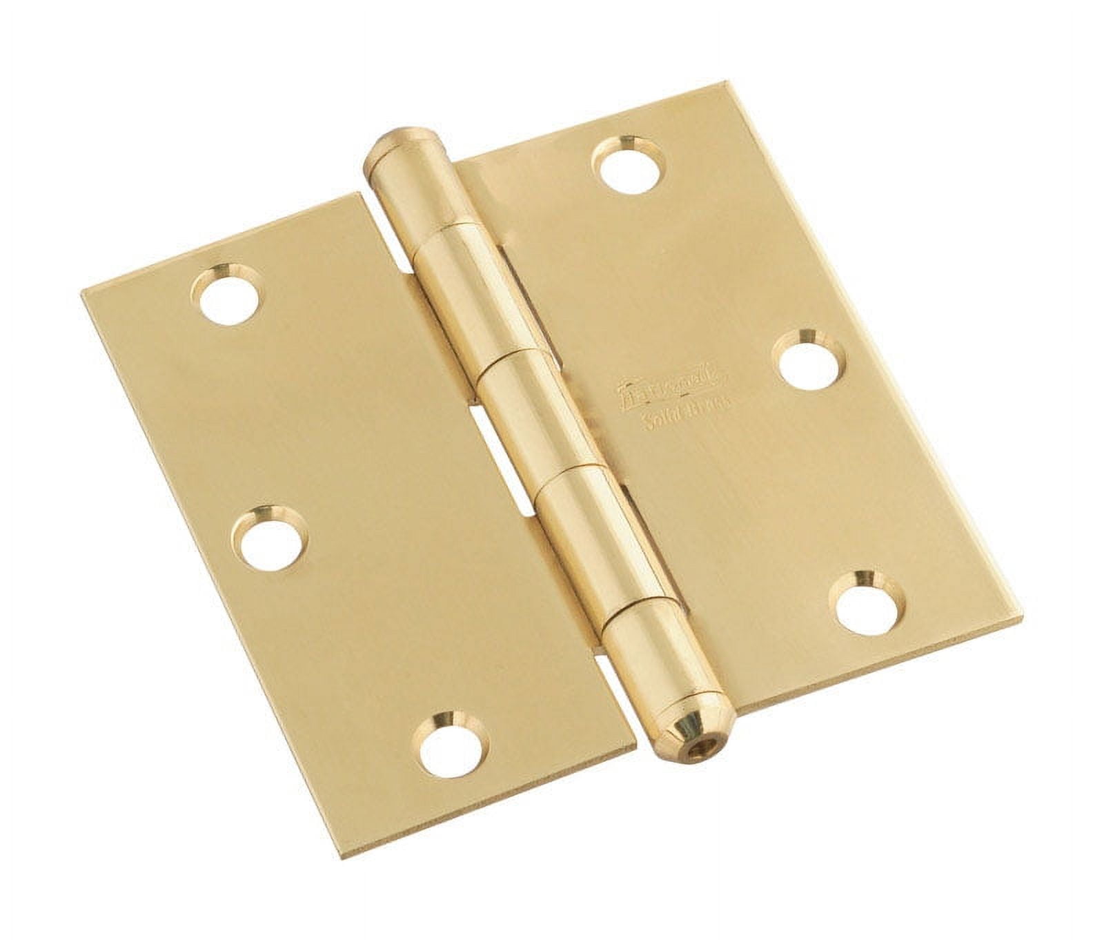 National Hardware N195-685 Square Corner Door Hinge, 3-1/2 in H Frame ...