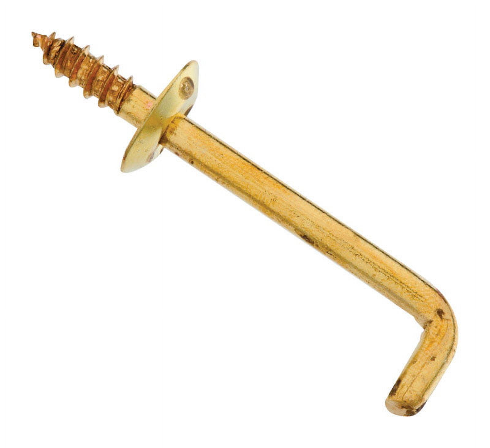 National Manufacturing Sales 5706031 1.5 in. Shoulder Hook, Solid Brass ...