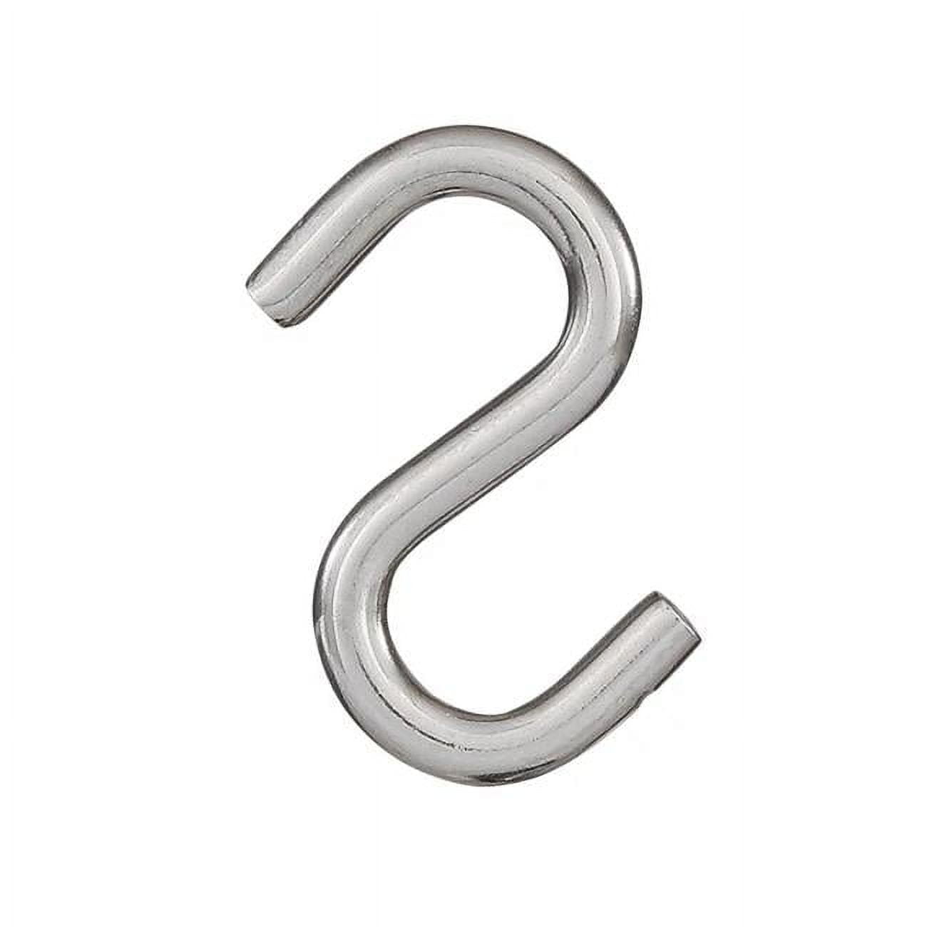National Hardware N100-239 Open S Hooks, 1-1/2 Inch, Stainless Steel ...