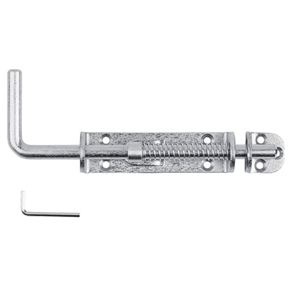 National Hardware N109-212 Spring Loaded Heavy Duty Sliding Bolt, Zinc ...