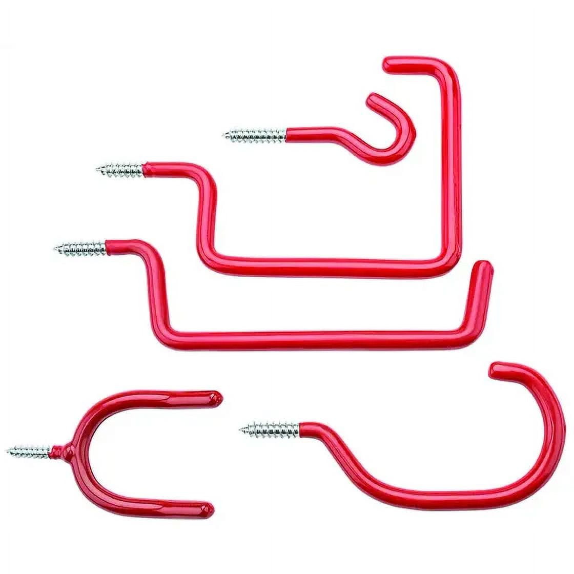 National Hardware N112-036 Home Hook 10 Piece Assortment Steel With Red ...