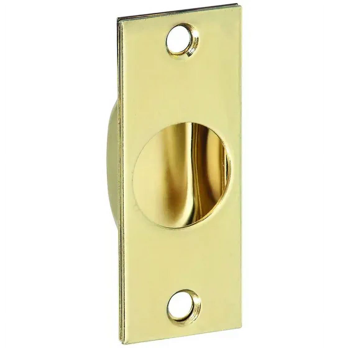 National Hardware N115-907 Door Edge Finger Grip Pull Brass Finish ...