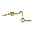National Hardware Solid Brass 1-1/2 In. Hook & Eye Bolt (2-Count) N118 ...