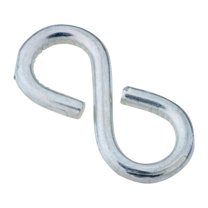 National 12 In. Black Steel Extender S-Hook N275222 Pack of 60 ...