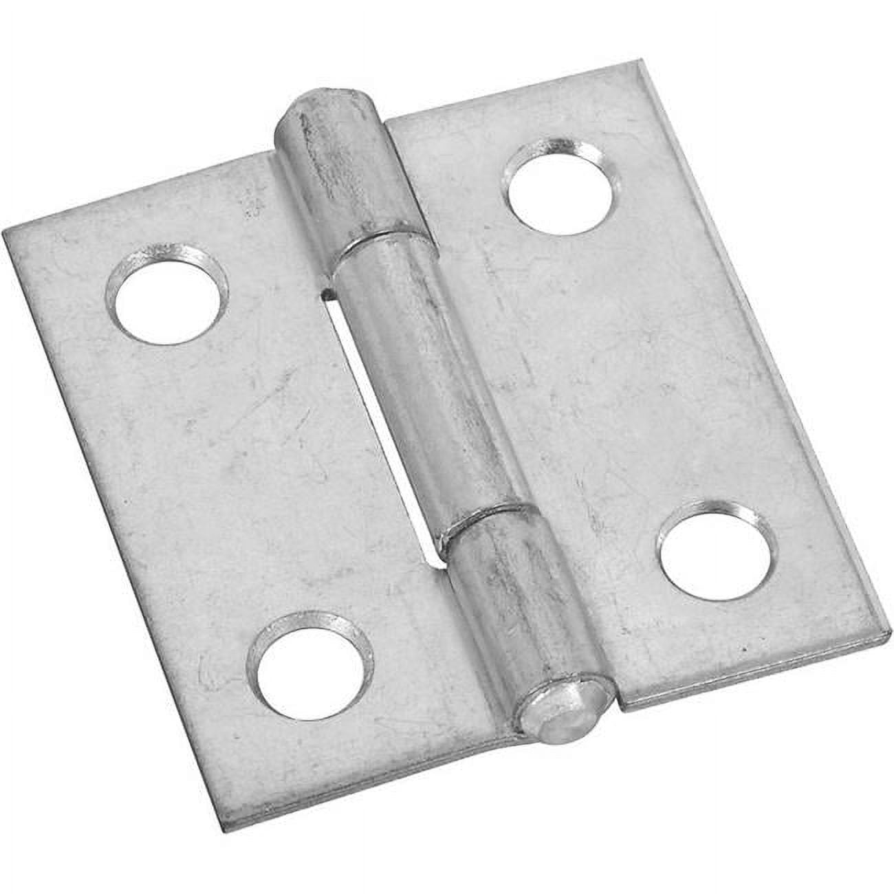 National Hardware N146-027 Non-Removable Pin Hinge, Zinc plated, 1-1/2 ...