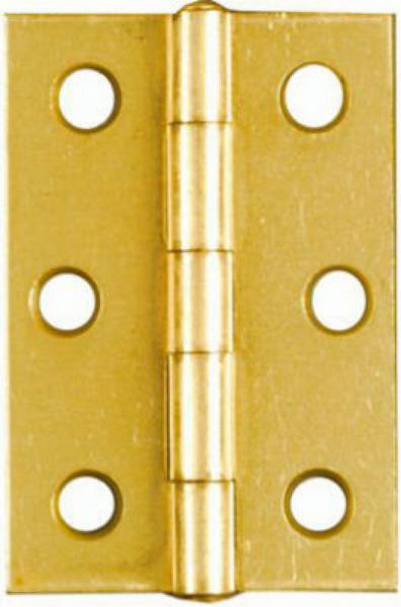 National Hardware N146-290 Light Narrow Hinge, Dull Brass, 2-Pack, Each ...