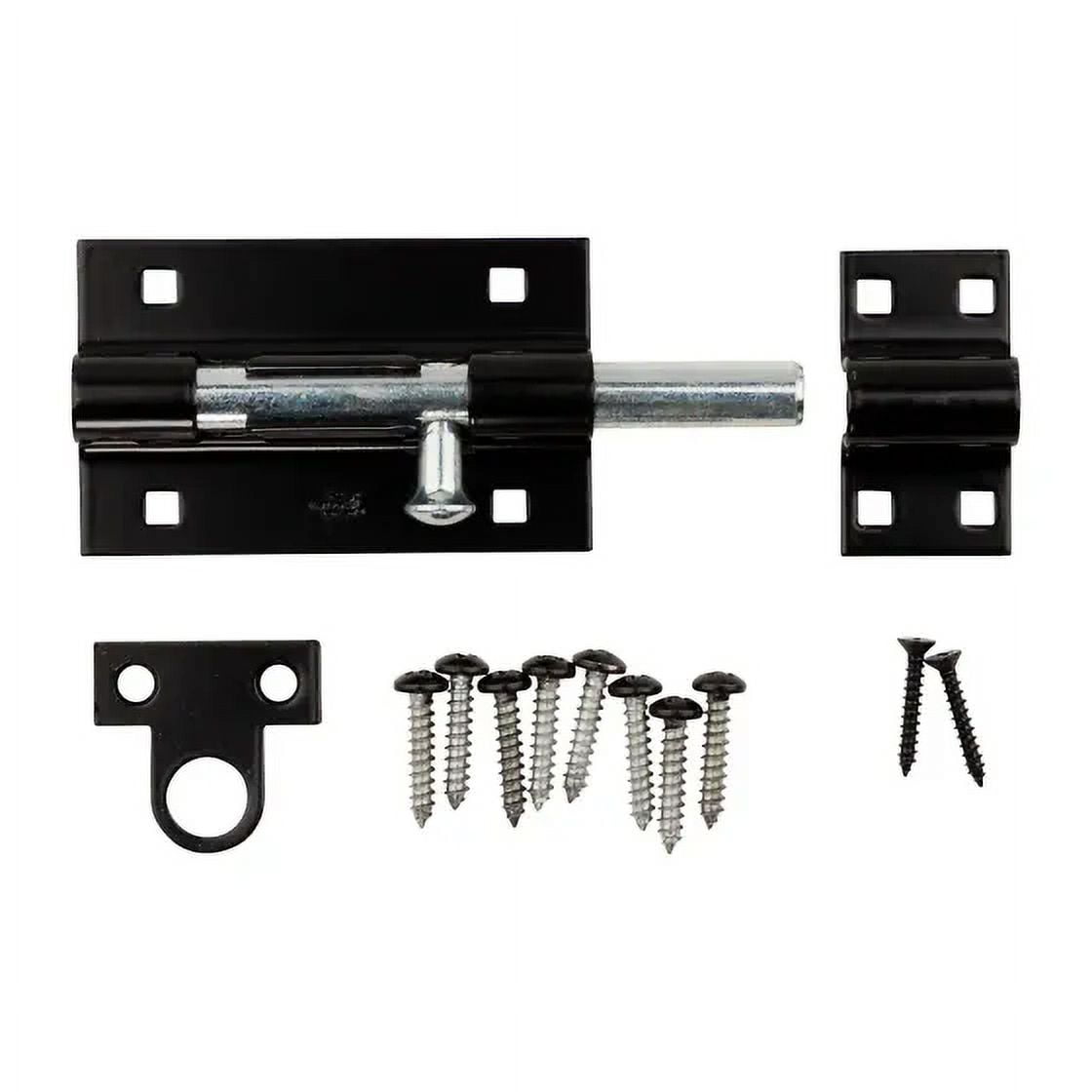 National Hardware N152-121 Extra Heavy Padlockable Barrel Bolt 5 Inch ...