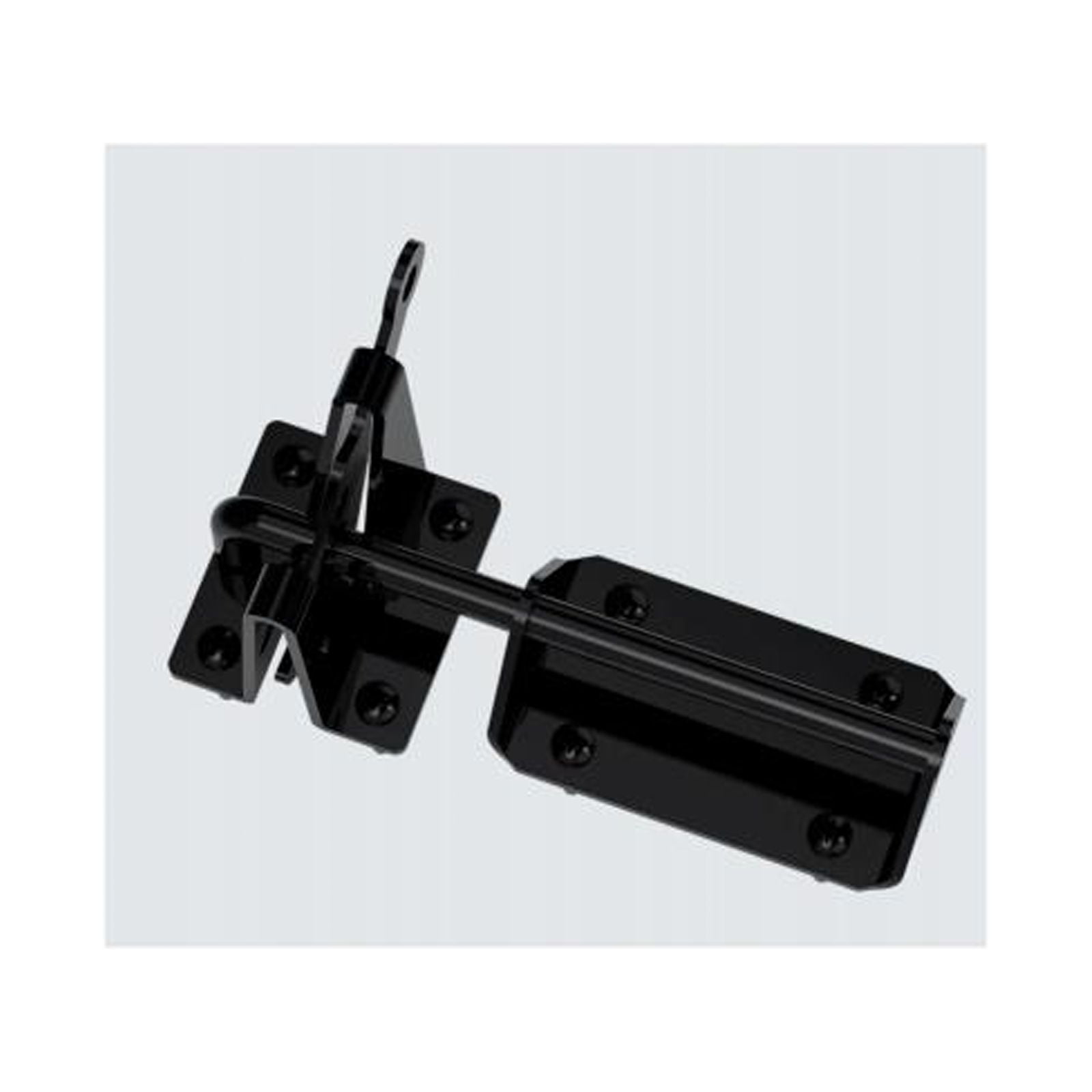 National Hardware N166-015 Heavy Duty Gate Latch, Black, 7.5 In ...