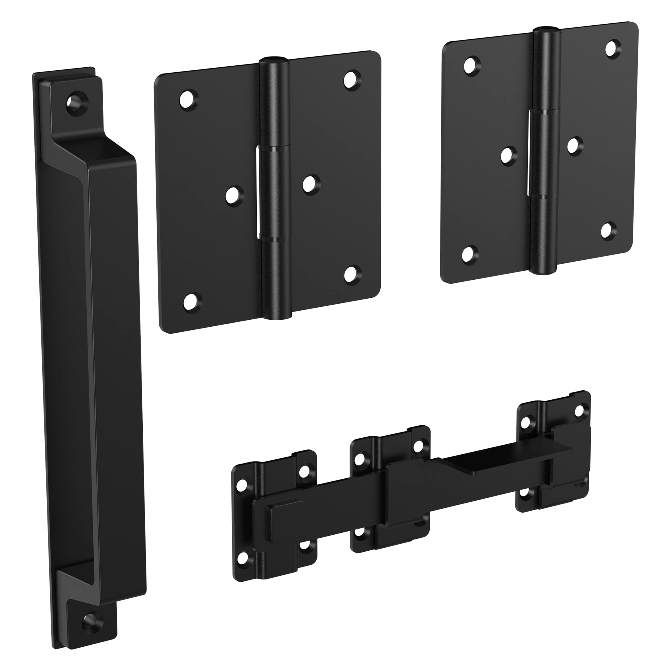 National Hardware N166-026 Modern Black Gate Kit C80 - Walmart.com